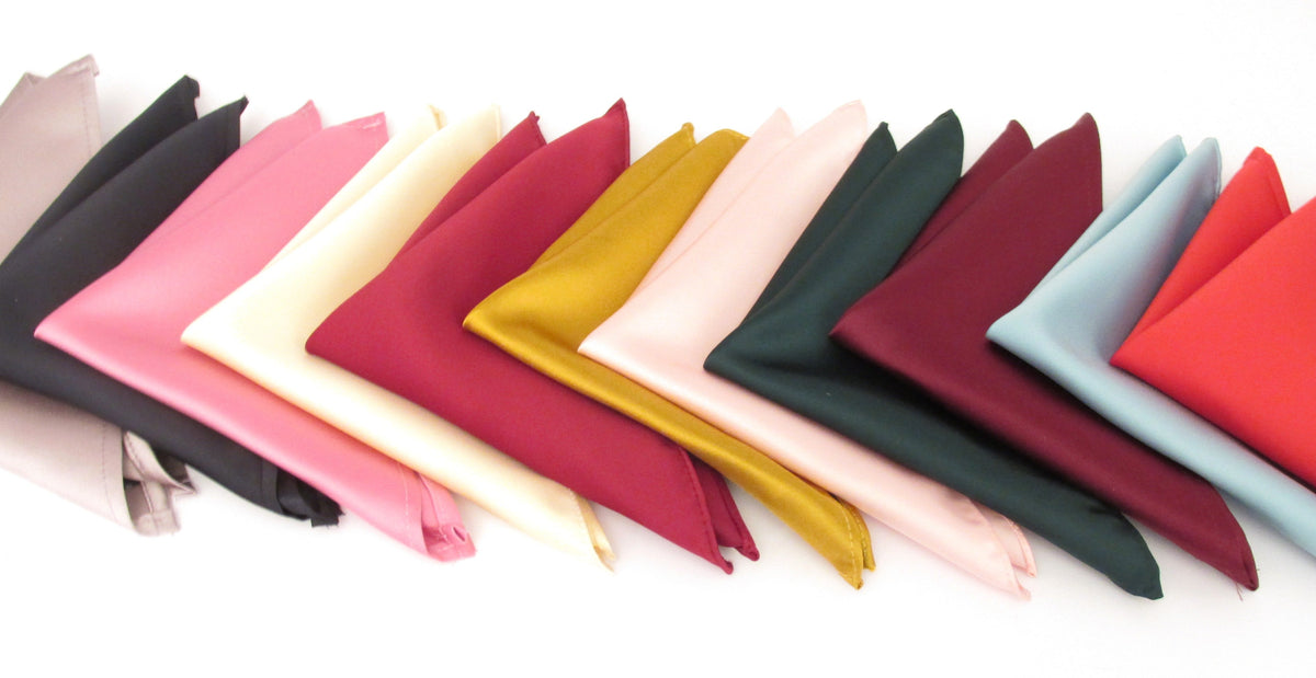 Plain Pocket Squares | Wedding Pocket Squares | Pocket Squares | Van ...