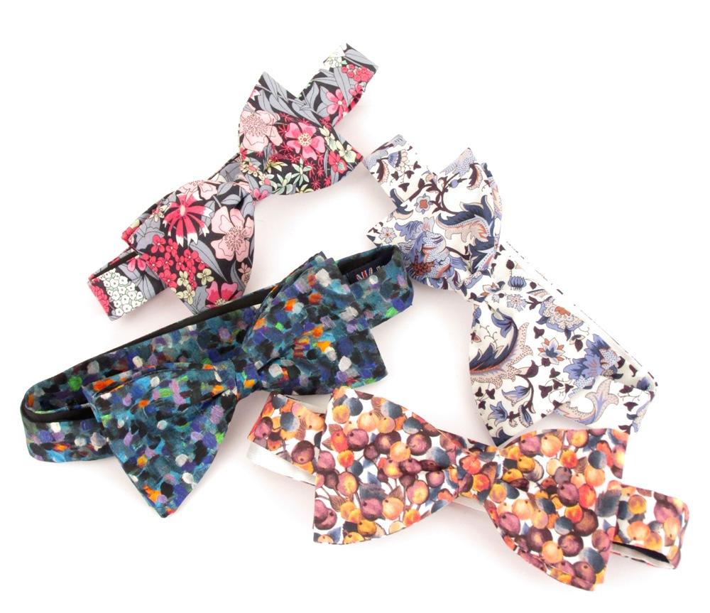 Bow Ties Made With Liberty Fabric | Liberty Print Bow Ties | Wedding ...