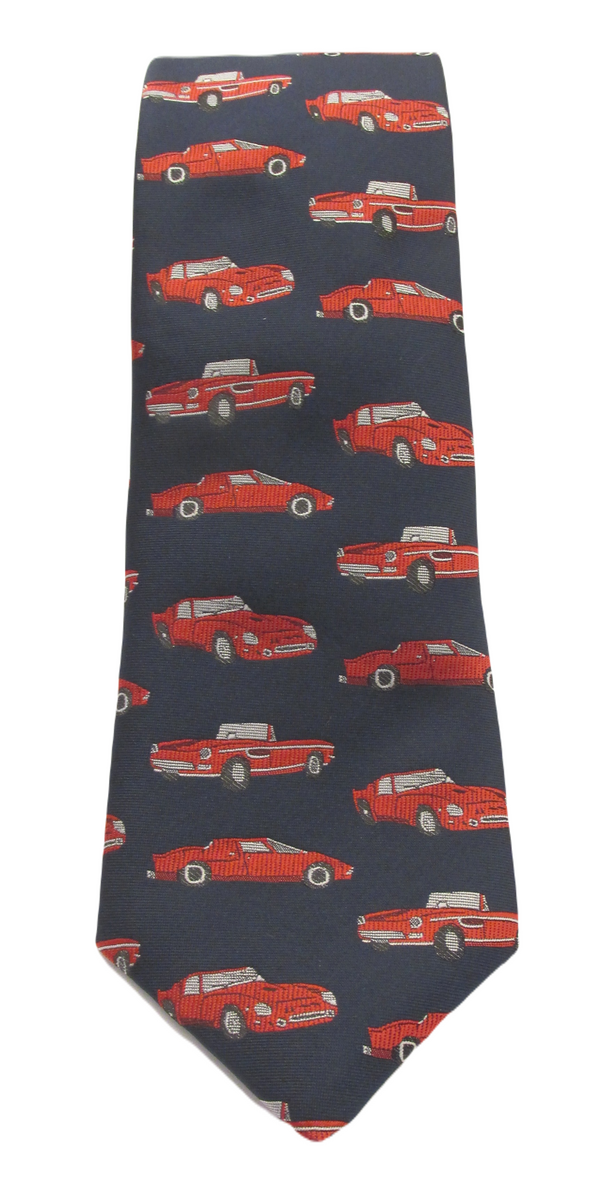 Classic Ferrari Sports Car Tie by Van Buck | Car Tie | Novelty Tie ...