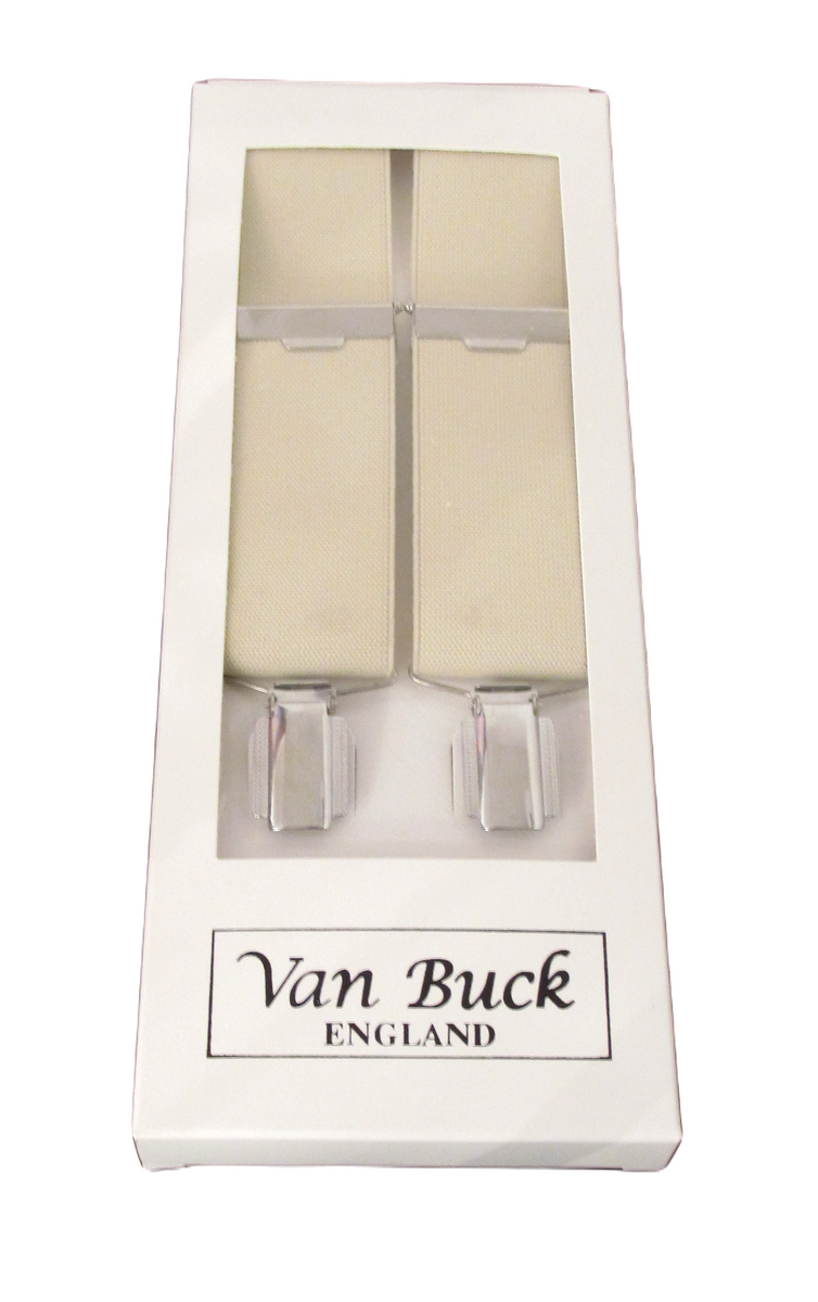 Beige Trouser Braces – Van Buck England