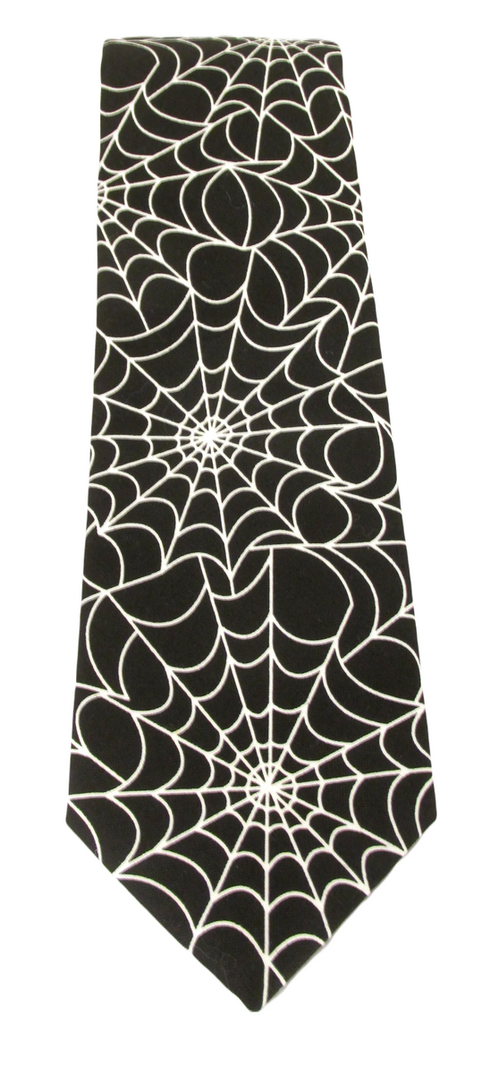 Halloween Spider Web Tie by Van Buck (Glow In The Dark!) | Halloween ...