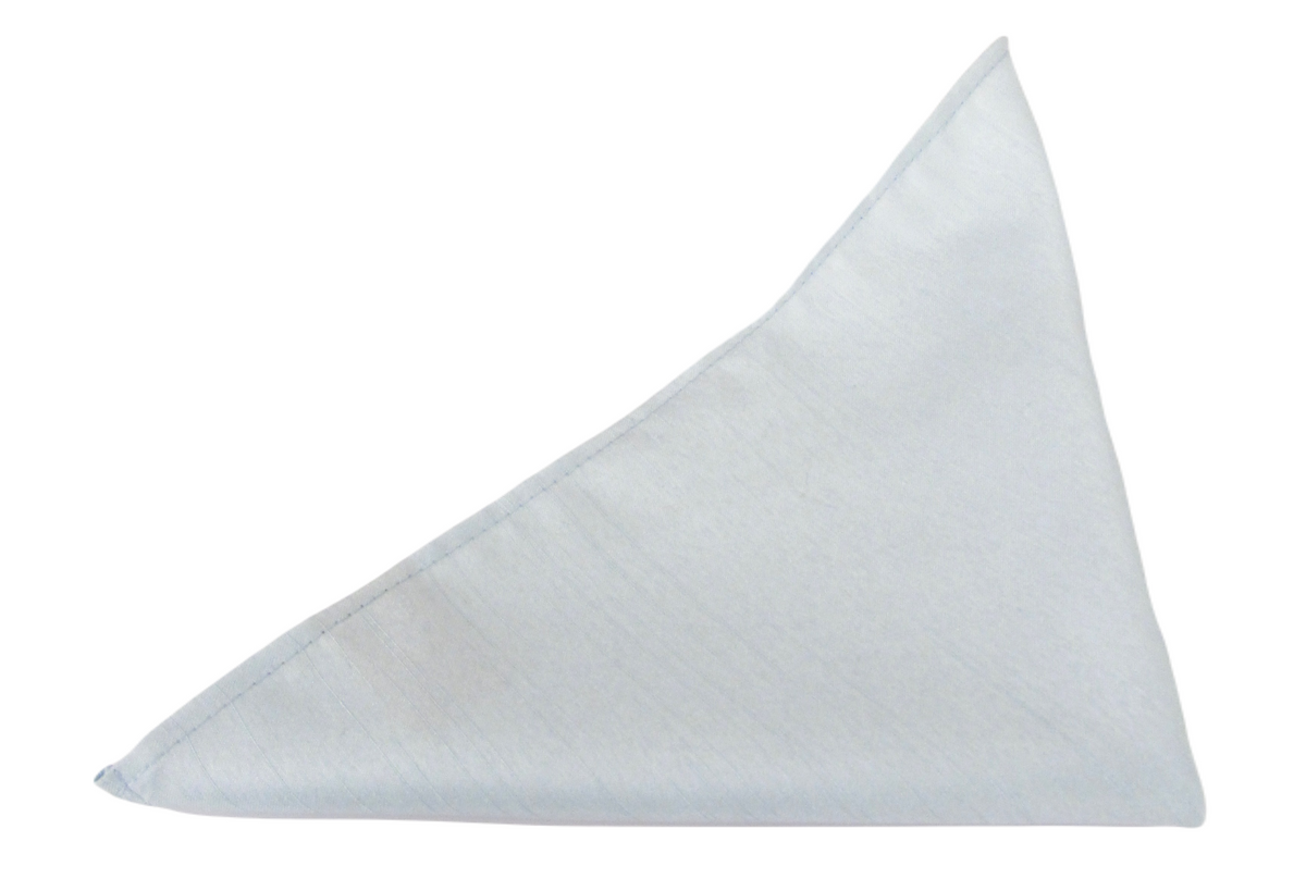 Aqua Blue Slub Pocket Square by Van Buck | Blue Wedding Pocket Square ...