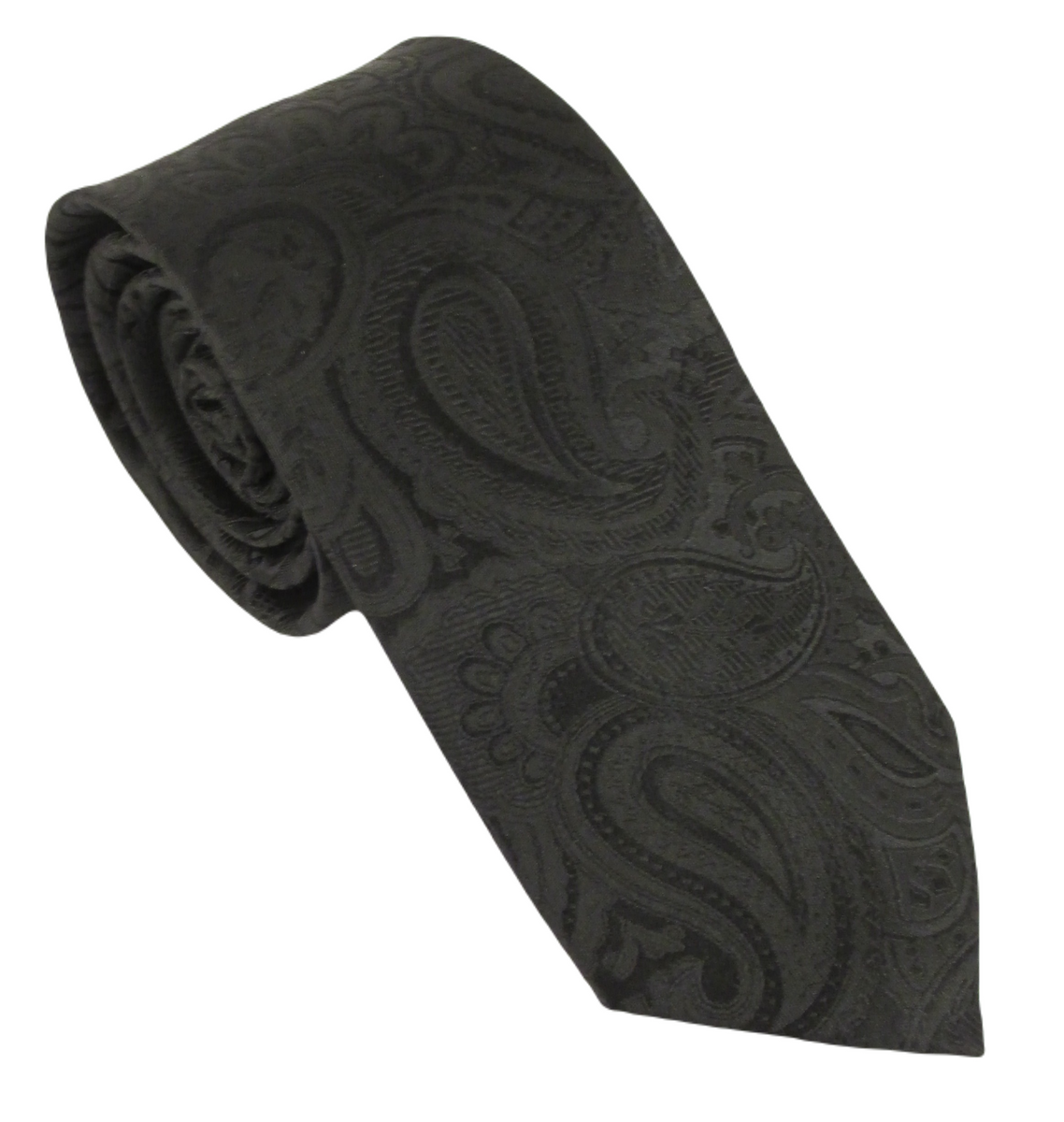 Black Paisley Silk Wedding Tie By Van Buck | Silk Tie | Wedding Tie ...
