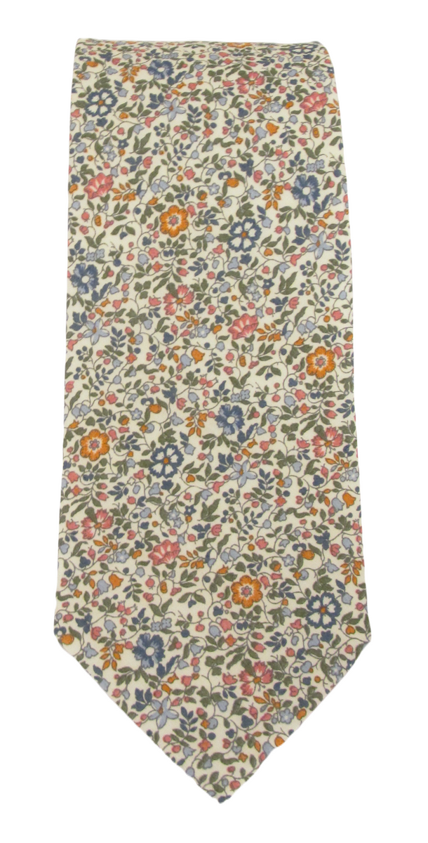 Katie & Millie Tan Cotton Tie Made with Liberty Fabric | Liberty Tie ...