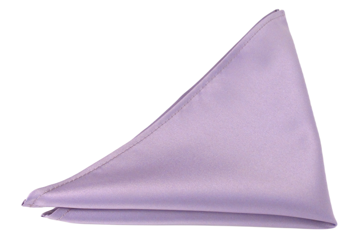 Light Lilac Satin Wedding Pocket Square | Lilac Wedding Pocket Square ...