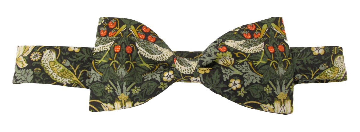 Liberty Print Strawberry Thief Forest Bow Tie by Van Buck | Liberty ...