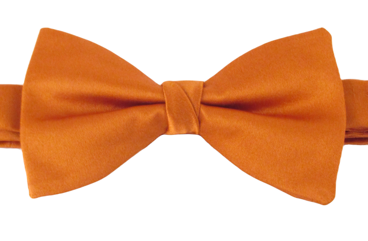 Burnt Orange Bow Tie by Van Buck | Wedding Bow Tie | Bow Tie | Orange ...