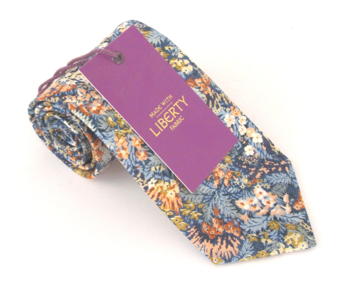 Connie Evelyn Cotton Tie Made with Liberty Fabric | Liberty Print Tie ...