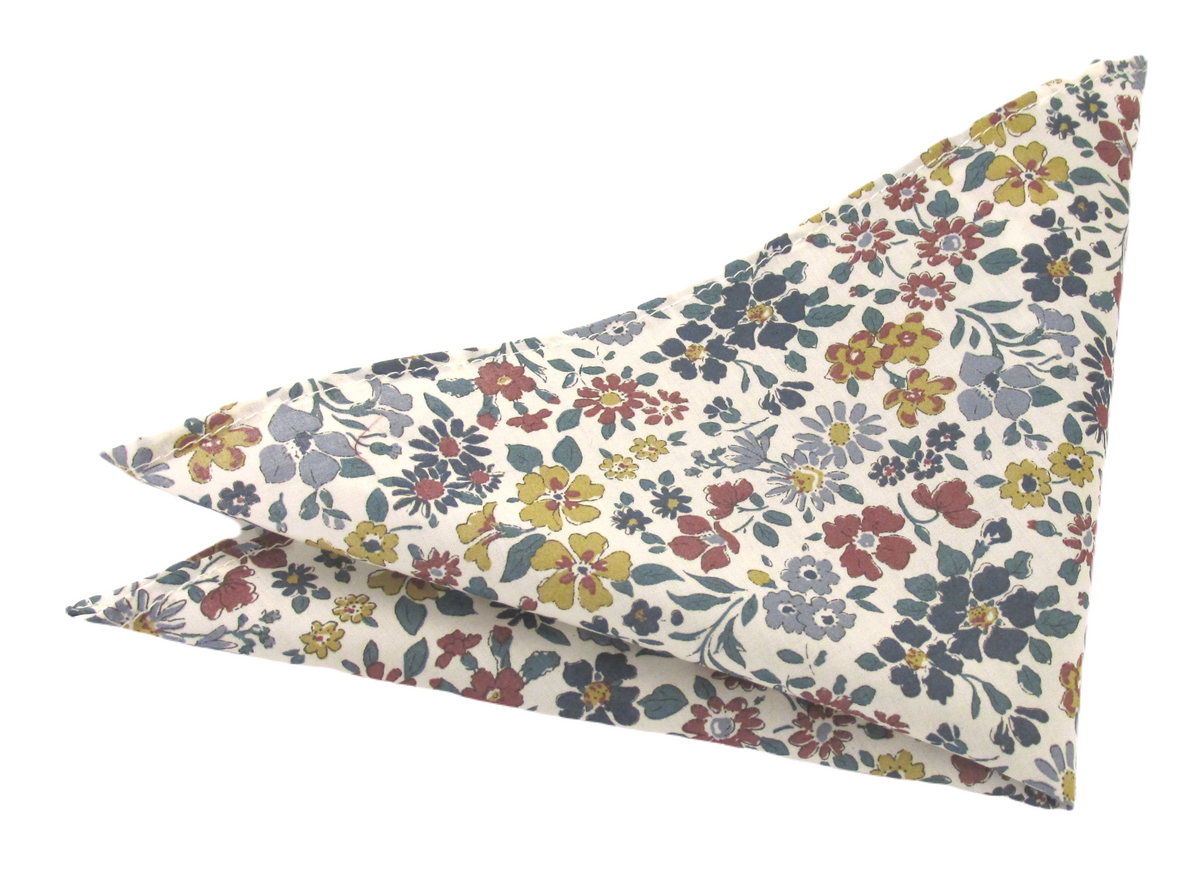 Annabella Pocket Square Made with Liberty Fabric | Liberty Print Pocket ...