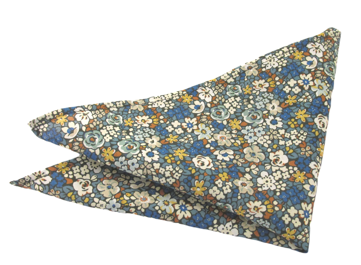 Emma Louise Pocket Square Made with Liberty Fabric | Liberty Print ...