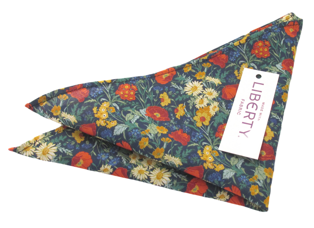 Florence May Pocket Square Made with Liberty Fabric | Liberty Print ...