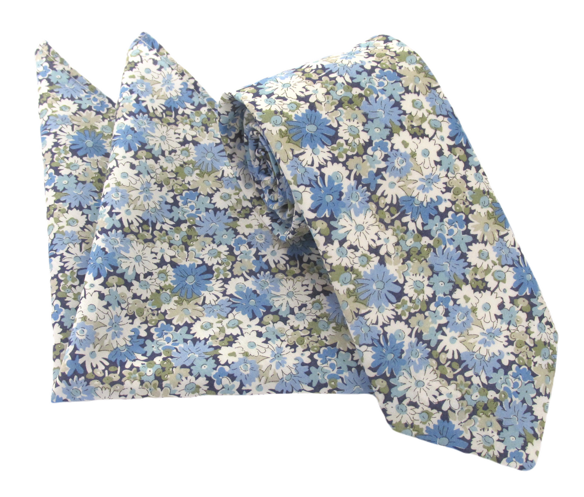 Libby Cotton Tie & Pocket Square Made with Liberty Fabric | Liberty ...