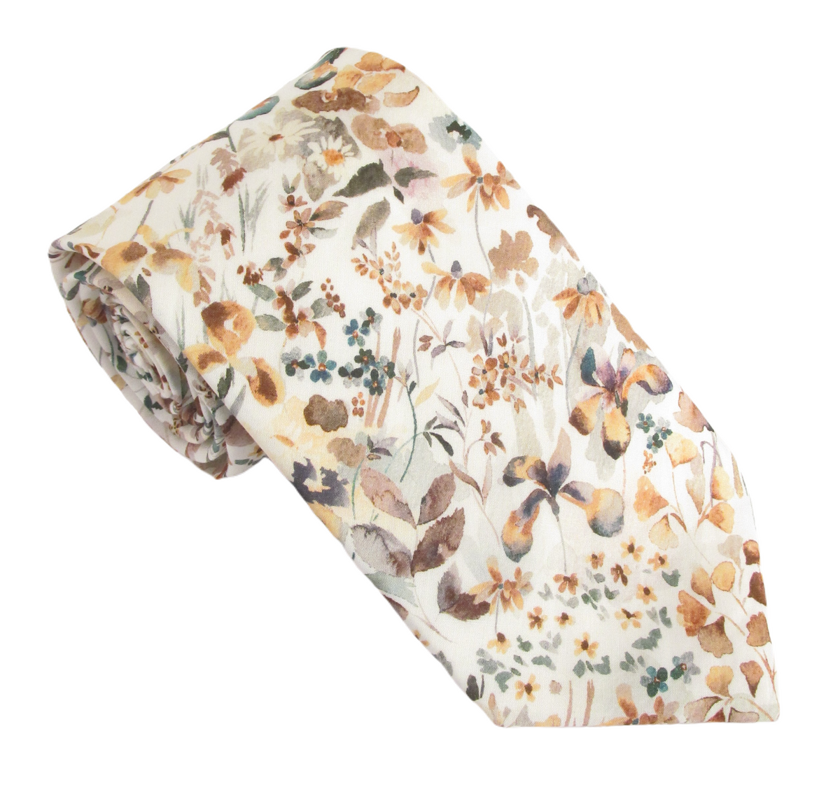 Felda Rust Cotton Tie Made with Liberty Fabric | Liberty Tie | Wedding ...