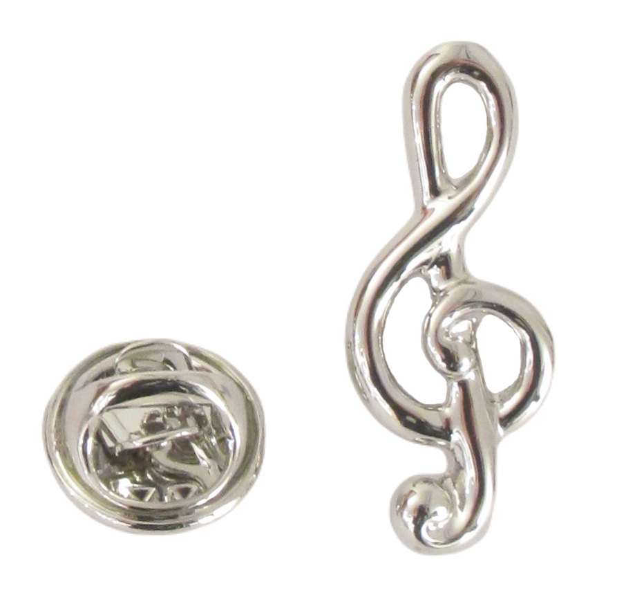 Treble Clef Music Note Cufflinks and Lapel Pin Set by Van Buck – Van ...