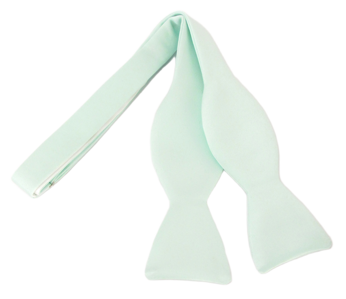 Mint Green Self-Tied Wedding Bow Tie by Van Buck | Wedding Bow Tie ...