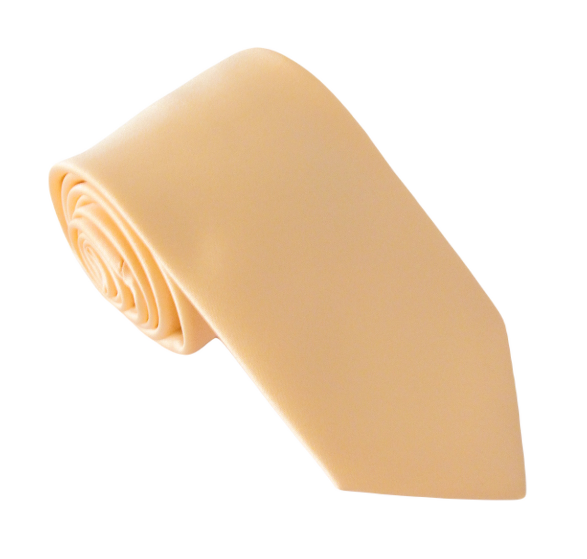 Peach Satin Wedding Tie By Van Buck – Van Buck England