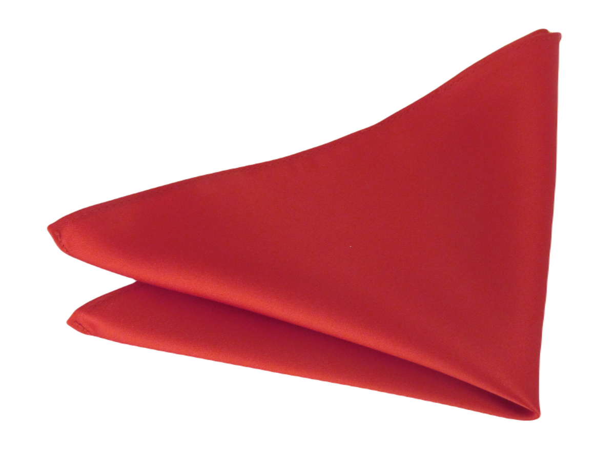 Red Satin Wedding Pocket Square | Red Pocket Square | Wedding Pocket ...