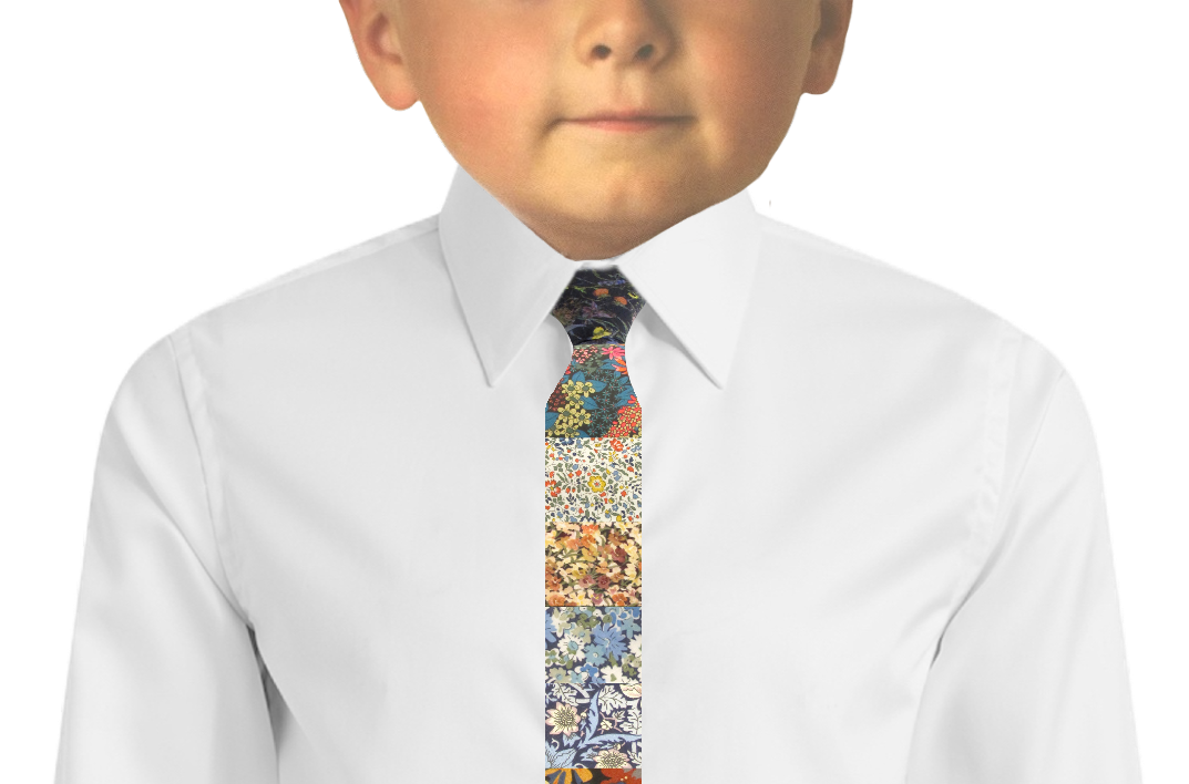 Custom Boys Cotton Tie Made with Liberty Fabric | Liberty Tie | Van ...