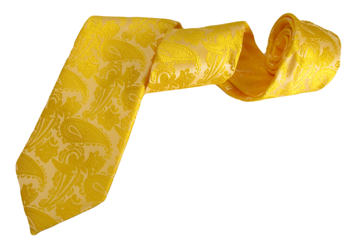 Gold Paisley Wedding Tie By Van Buck | Wedding Tie | Gold Tie – Van ...
