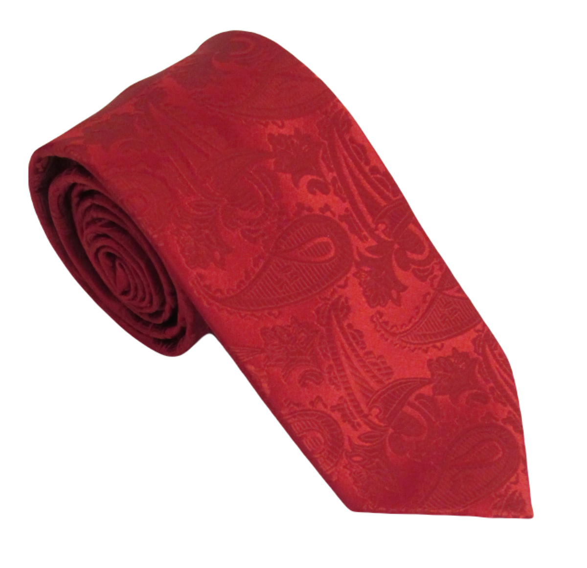 Red Paisley Tie by Van Buck | Paisley Tie | Red Wedding Tie | Wedding ...