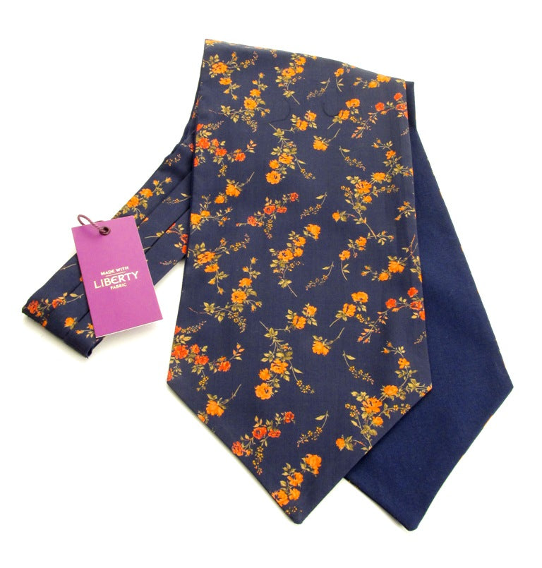 Elizabeth Cotton Cravat Made with Liberty Fabric | Liberty Print Cravat ...