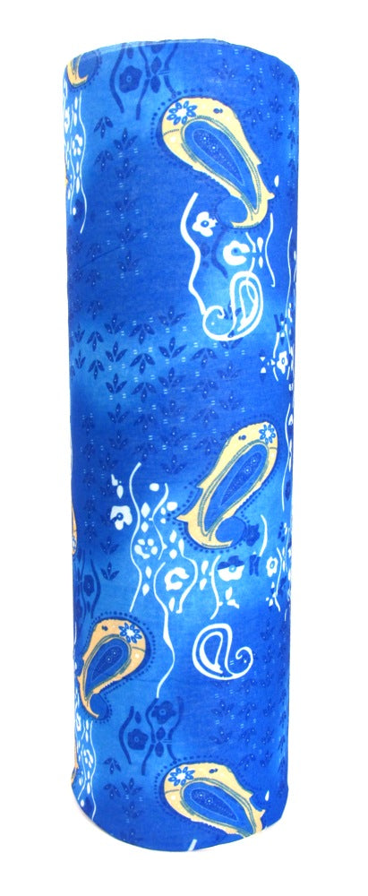 Royal Blue Abstract Paisley Snood | Snoods | Snoods For Men | Buff ...