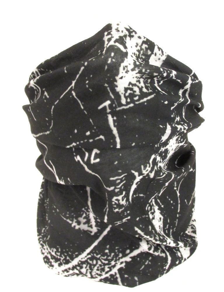 Black & White Paint Splatter Snood | Snoods | Snoods For Men | Buff ...