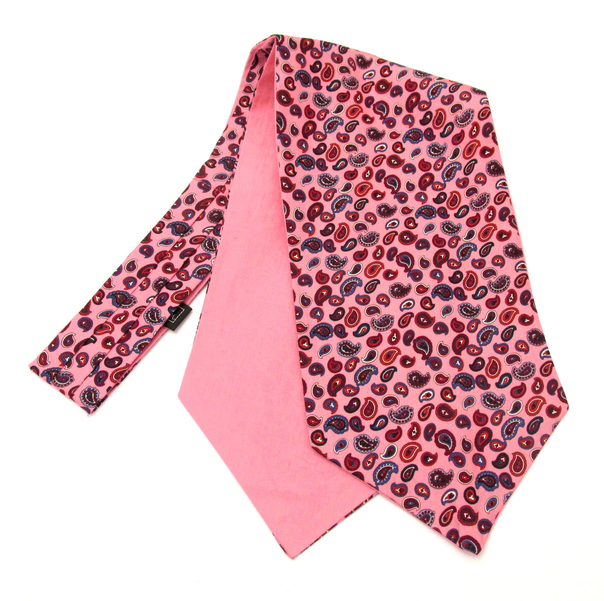 Pink Small Paisley Fancy Silk Cravat by Van Buck – Van Buck England