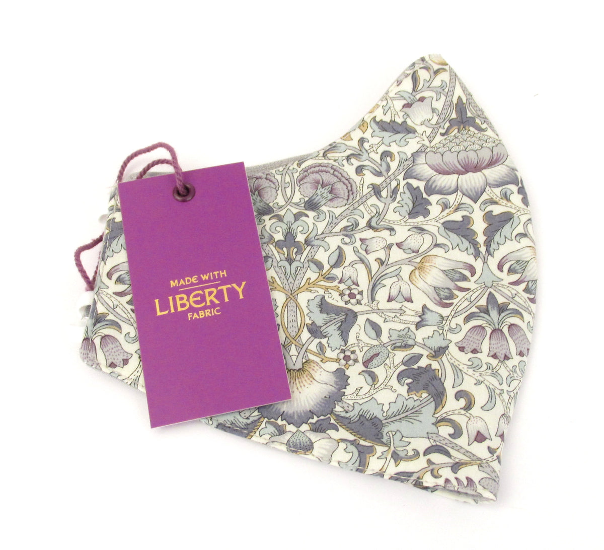 Lodden Green Face Covering / Mask Made with Liberty Fabric | Adult ...