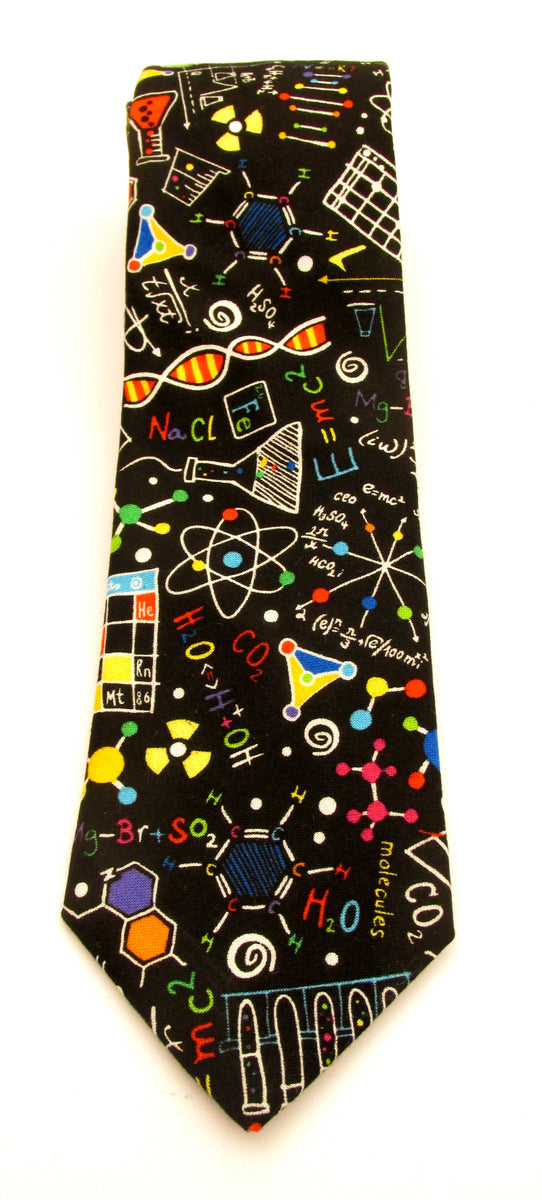 School Science Novelty Tie by Van Buck | Maths Tie | Teacher Tie ...