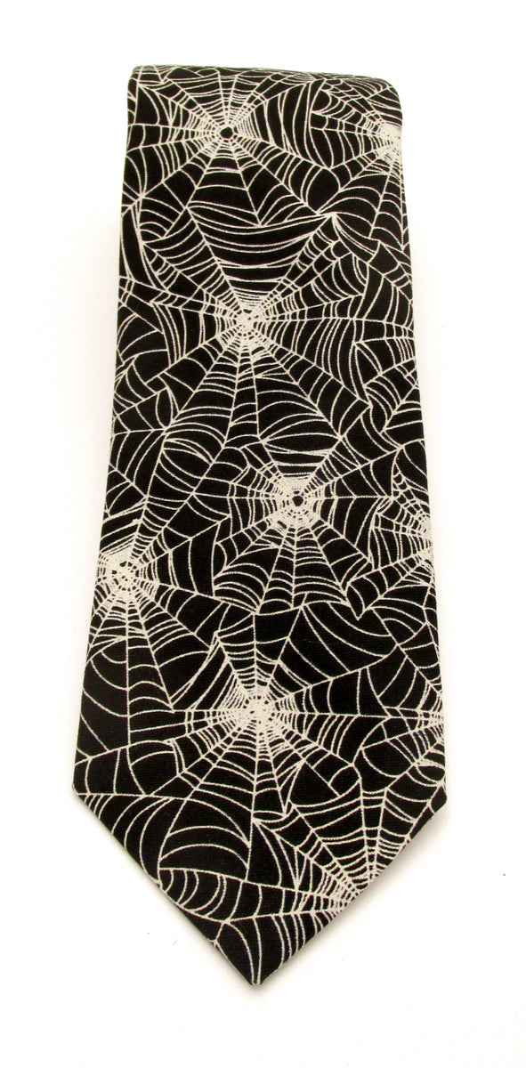 Halloween Spider Web Tie by Van Buck (Glow In The Dark!) | Halloween ...