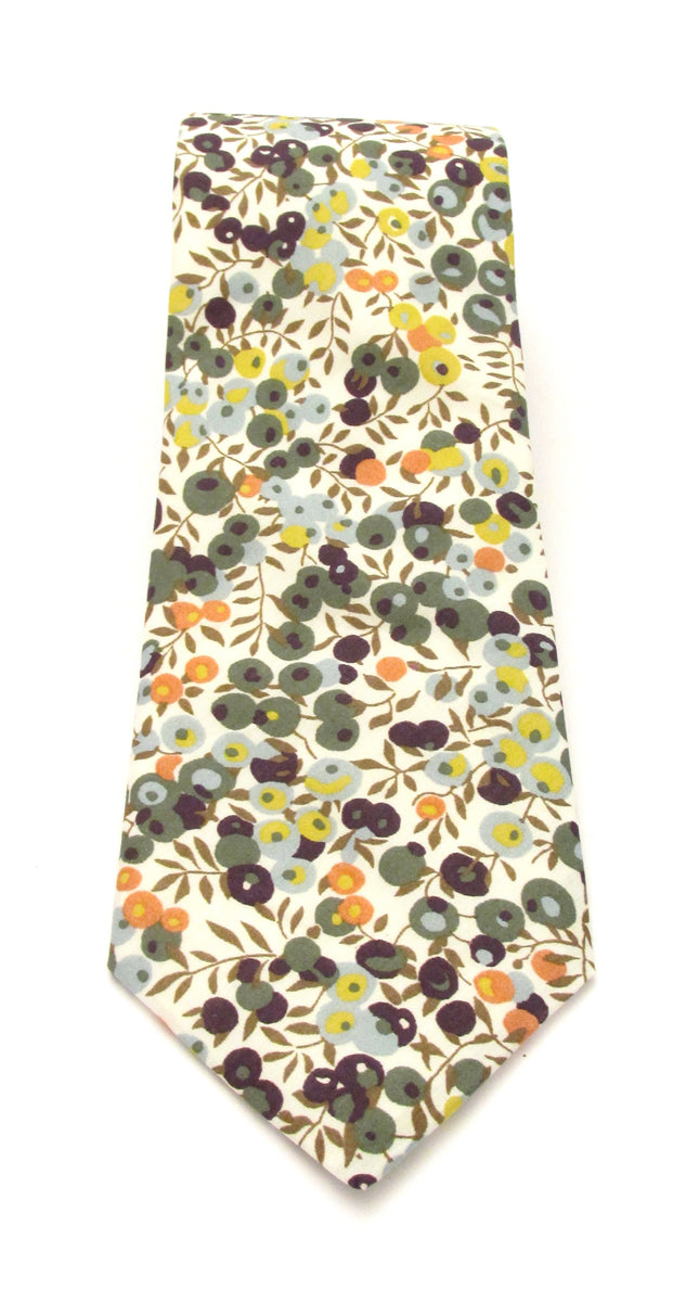 Large Wiltshire Bud Cotton Tie Made With Liberty Fabric | Liberty Print ...