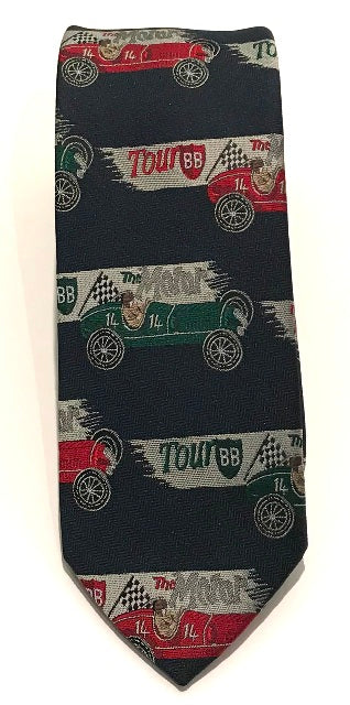 Vintage Grand Prix Racing Car Tie by Van Buck – Van Buck England