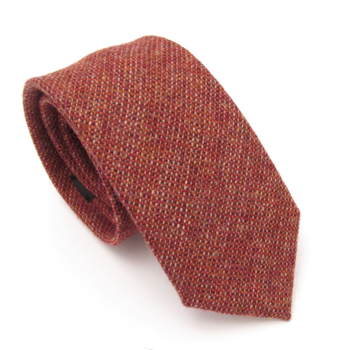 Red Woodland Wool Tie by Van Buck | Wool Tie | Woollen Tie | Van Buck ...