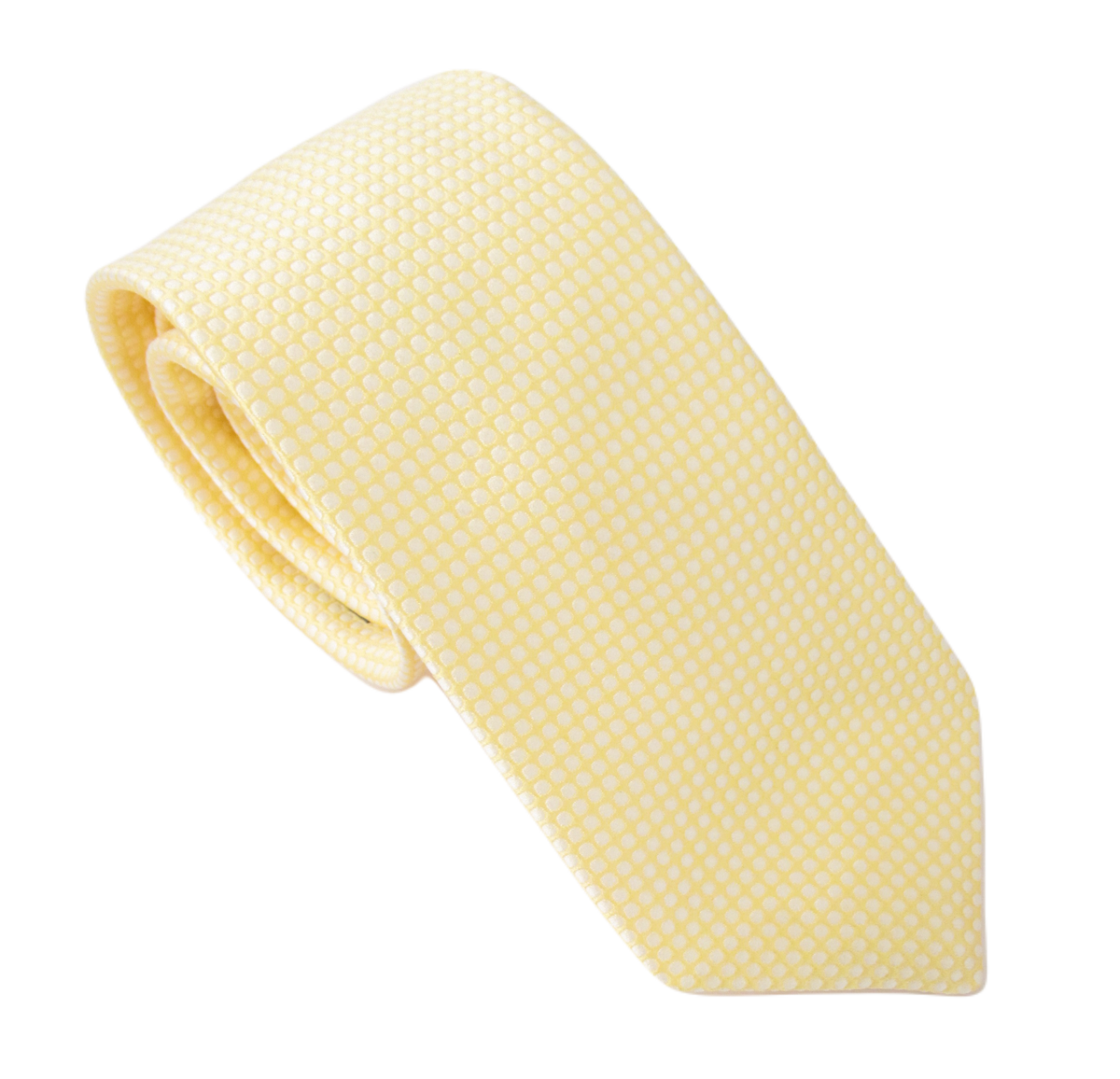 Yellow Honeycomb Fancy Tie by Van Buck – Van Buck England