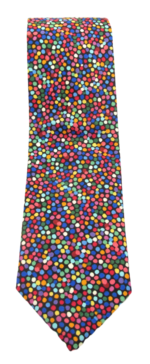 Colourful Spots Cotton Tie by Van Buck | Spot Tie | Dotty Tie | Van ...