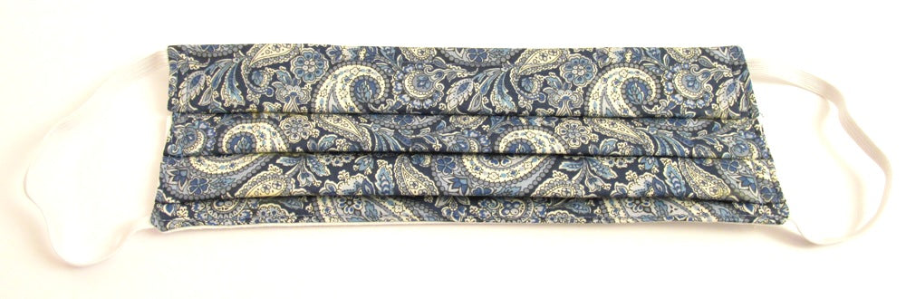 Face Mask Pleated Liberty Print Lee Manor - Adult Washable Cotton Face ...
