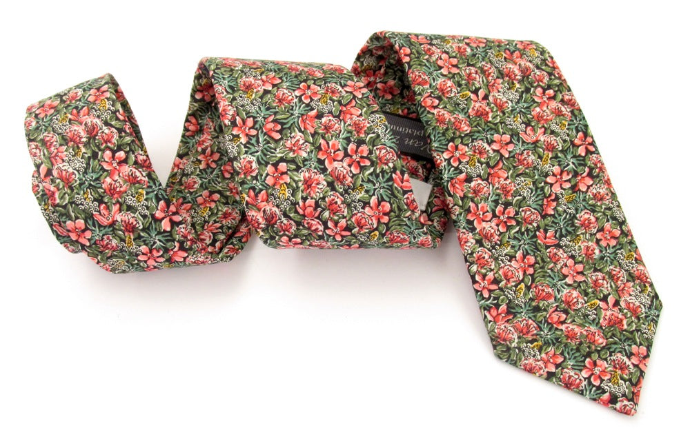 Ragged Robin Cotton Tie Made With Liberty Fabric | Liberty Print Tie ...