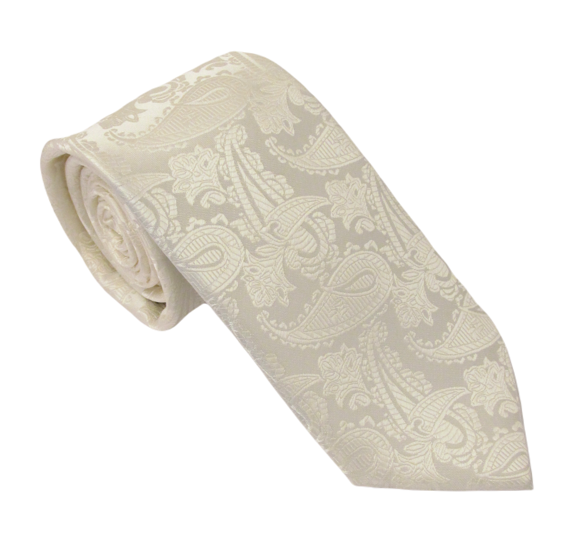 Ivory Paisley Wedding Tie | Wedding Tie | Ivory Tie | Paisley Tie | Van ...
