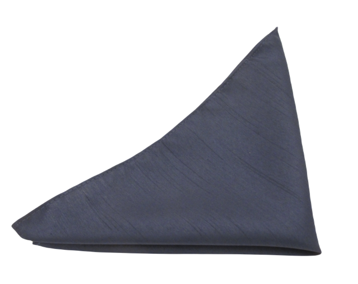 Van Buck Slub Plain Navy Blue Pocket Square – Van Buck England