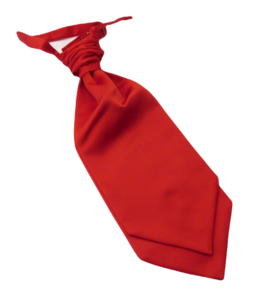 Scarlet Red Plain Satin Rouche by Van Buck – Van Buck England